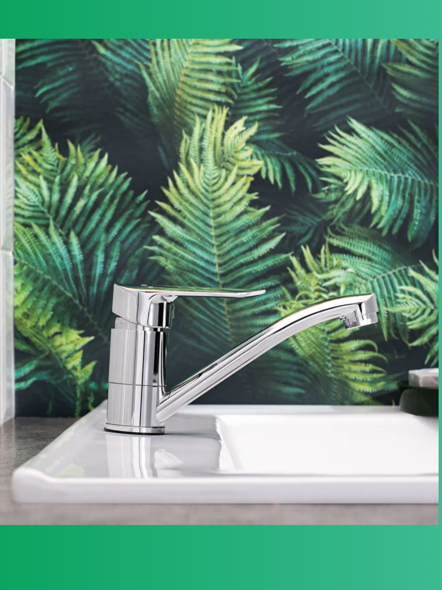 Смеситель для кухни BOOU B8274-14A однорычажный Латунь с поворотным изливом