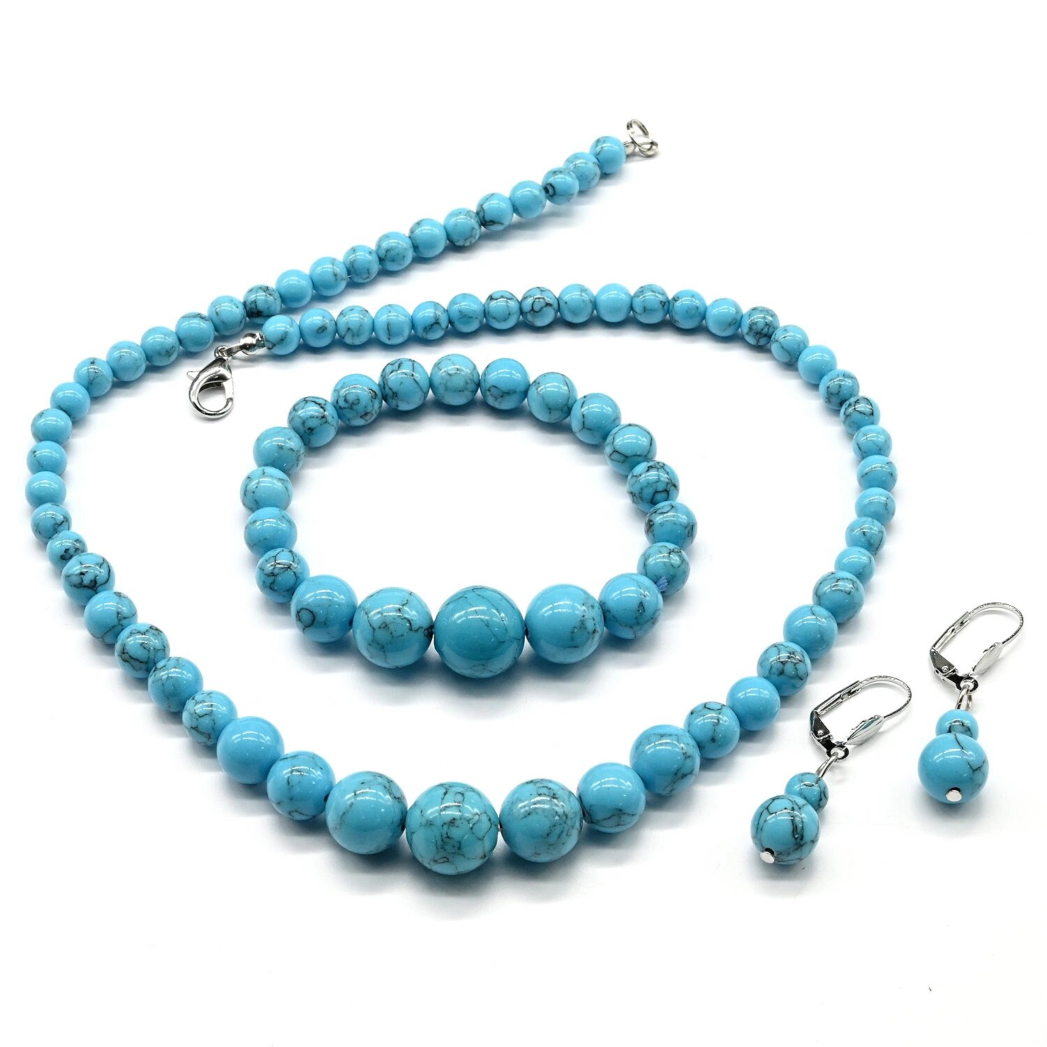 Колье, бирюза