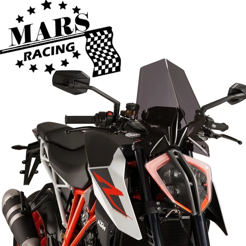 Дефлектор ветрового стекла KTM 1290 Superduke R 2018-2020, темно-серый