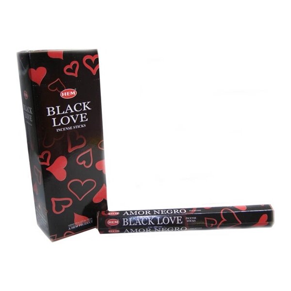 Индийские благовония HEM Black Love (Черная любовь) 20шт