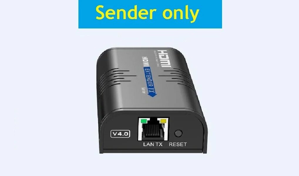 LKV373A V4.0 HDMI-совместимый удлинитель до 120 м через Ethernet TCP/IP RJ45 Cat5/5e/6 приемник-передатчик адаптер для DVD PS4