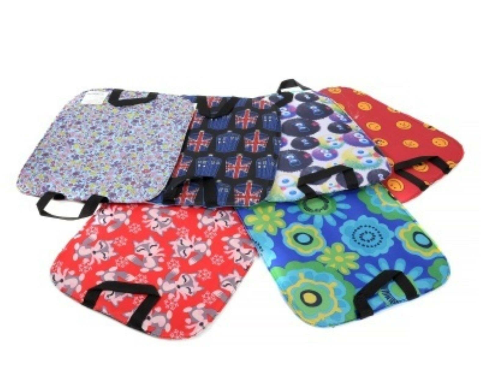 Ледянка мягкая, прямоугольная с рисунком, 30x45 см. (низ - ПВХ, верх - Оксфорд), цвета в ассортимент