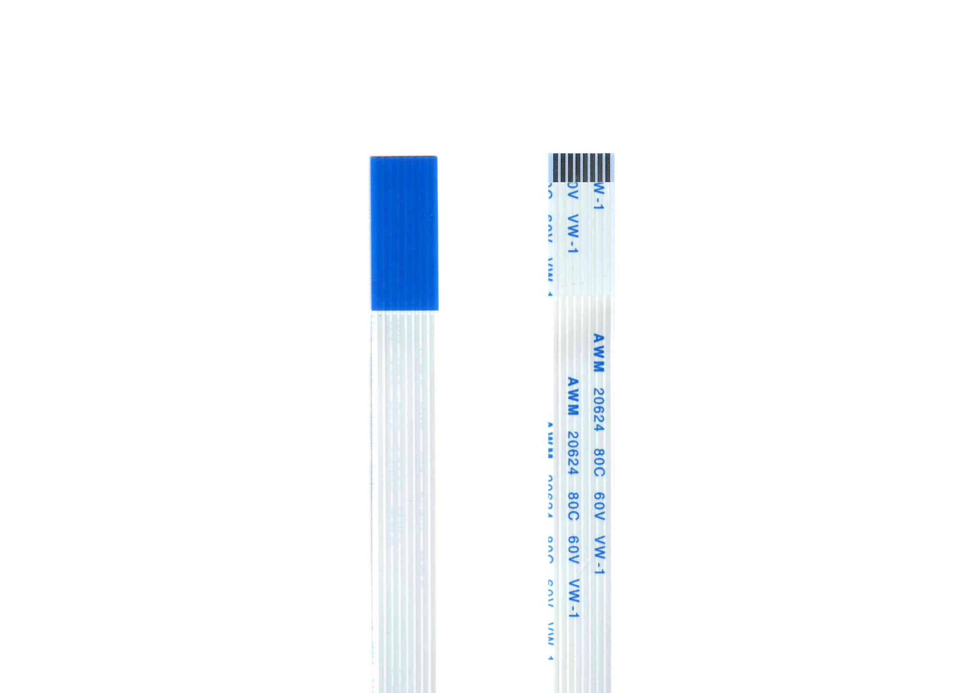 Шлейф 8 pin, 40 см, шаг 1 мм FFC, прямой А