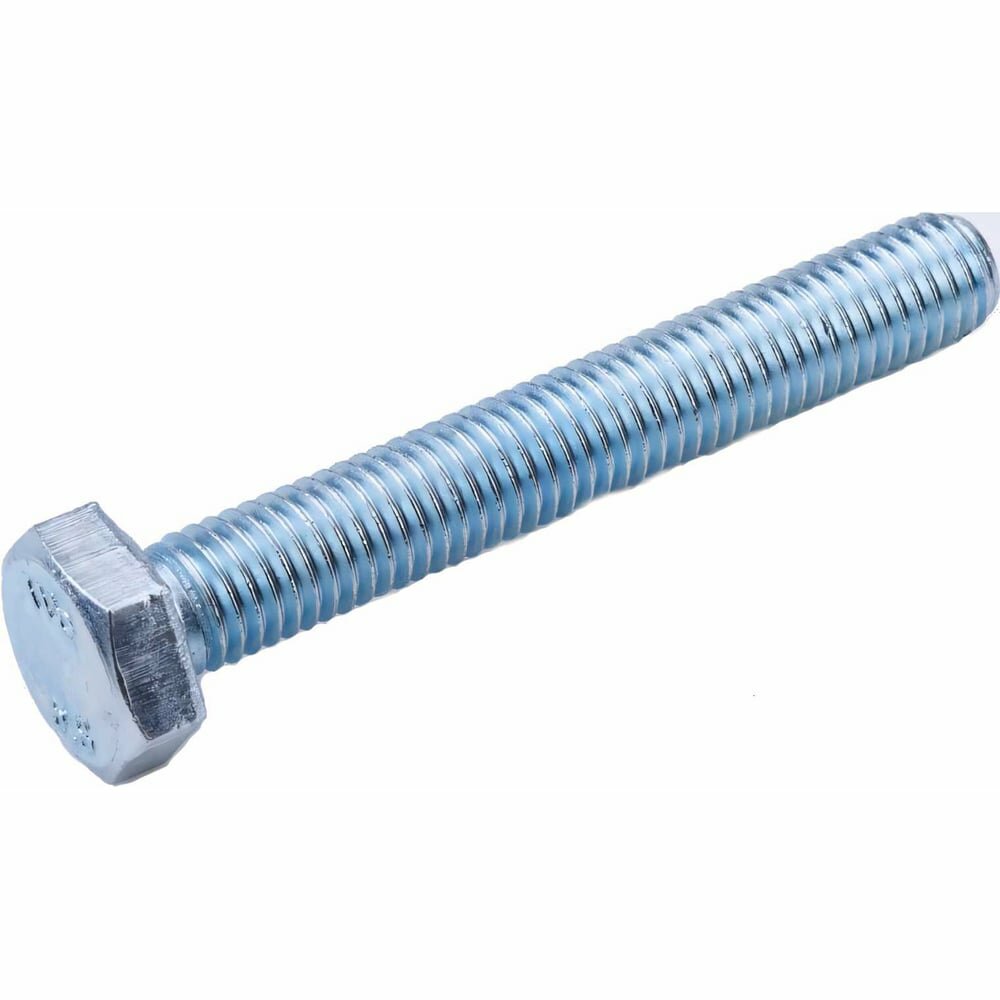 Болт Стройметиз полная резьба DIN933 М6х25, класс прочности 5.8, цинк 100 шт, полная резьба