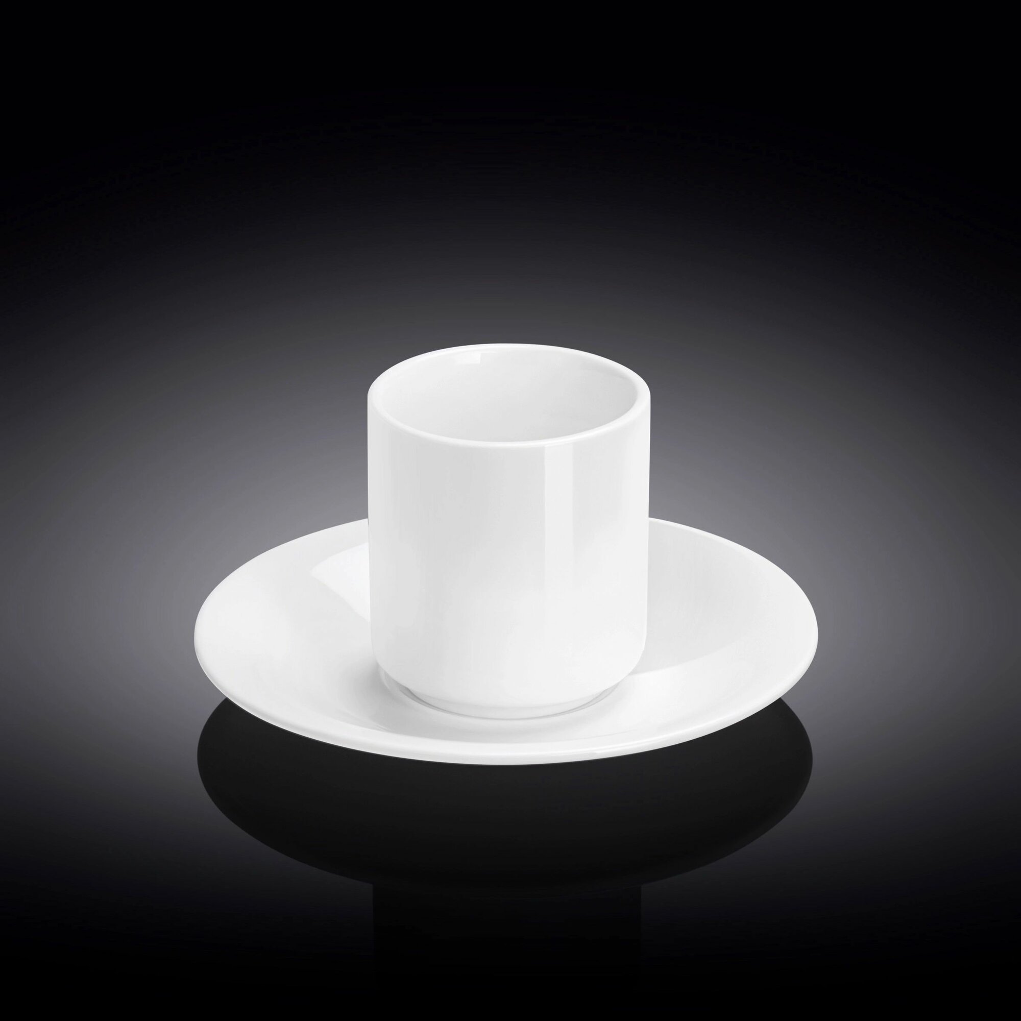 Набор чайных чашек с блюцами 4 шт (150мл) без ручки