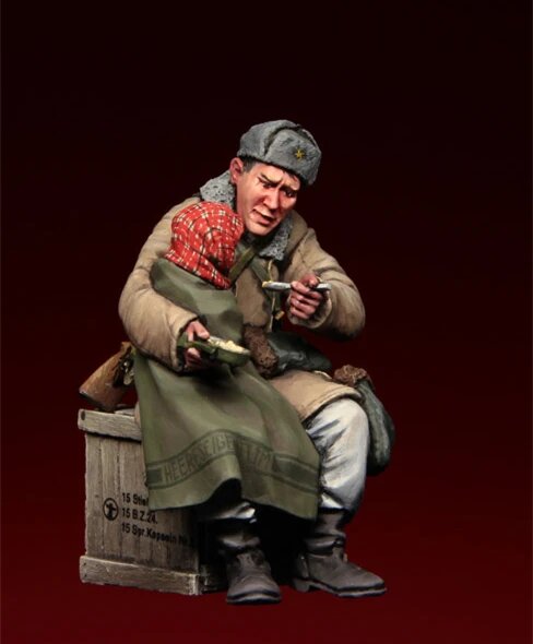 Модель солдата и сиртана 1/35, резина, набор для сборки