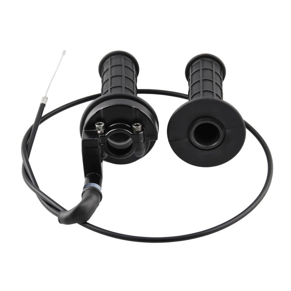 Ручка газа (акселератор) для мотоцикла/кроссового мотоцикла, 7/8 дюйма (22 мм), комплект с рукоятками и тросом, аксессуары для рукояток