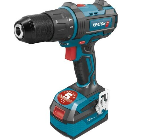 Аккумуляторная дрель-шуруповерт кратон BICD18