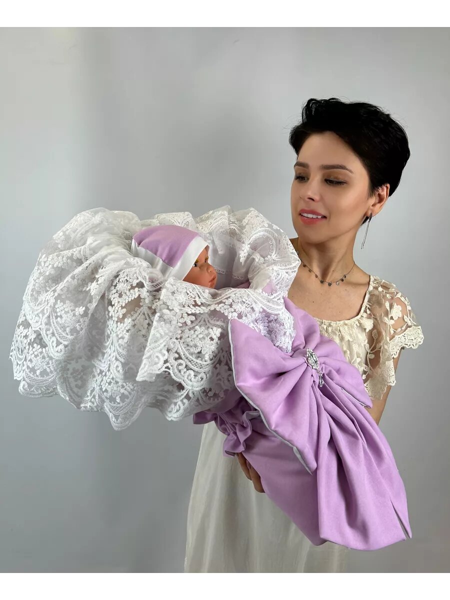 Конверт на выписку весна