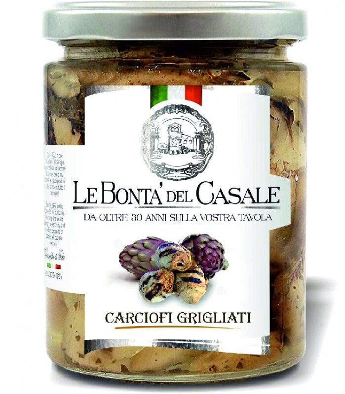 Артишоки LE BONTA' DEL CASALE сердцевины на гриле /стекло/ 314мл