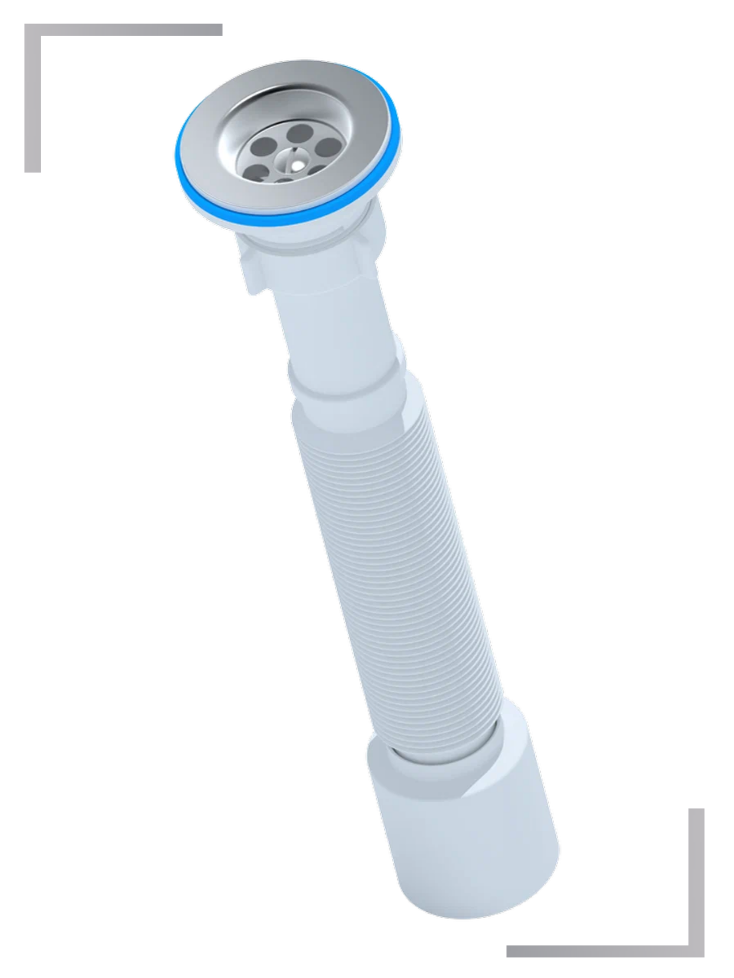 Сифон гофрированный АНИ 1 1/4' х 50 | код G205 | АНИ пласт (1 шт.)