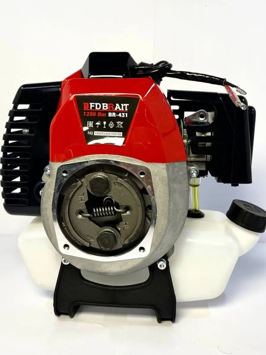 Двигатель BRAIT BR-430, для триммеров, 2 такта, мощность 1,7 л. с, топливный бак 0.95 л