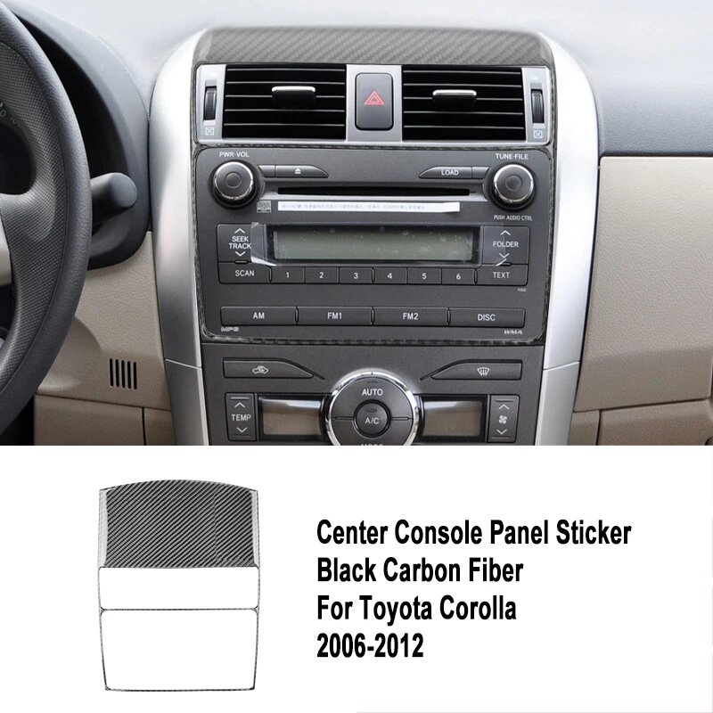Наклейка на центральную консоль Toyota Corolla 2006-2012, R1