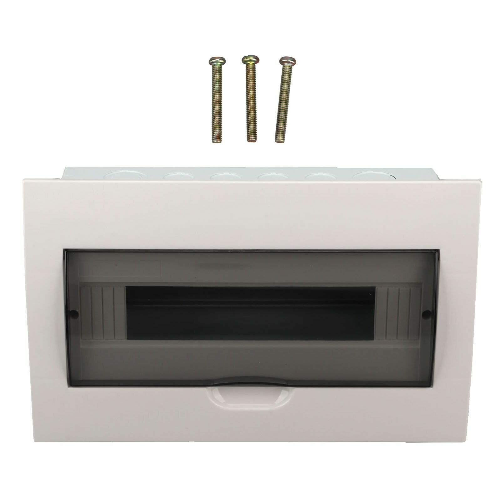 Распределительная коробка на 15 автоматов IP65 с прозрачной крышкой и DIN-рейкой