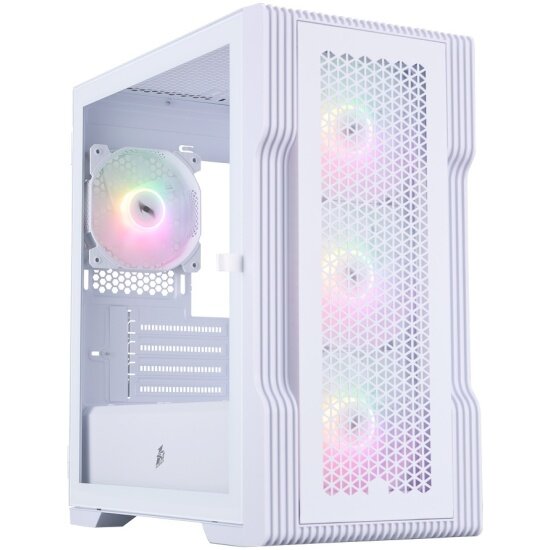 Корпус 1STPLAYER TRILOBITE T3 ARGB, белый (T3-WH-4F7-W)