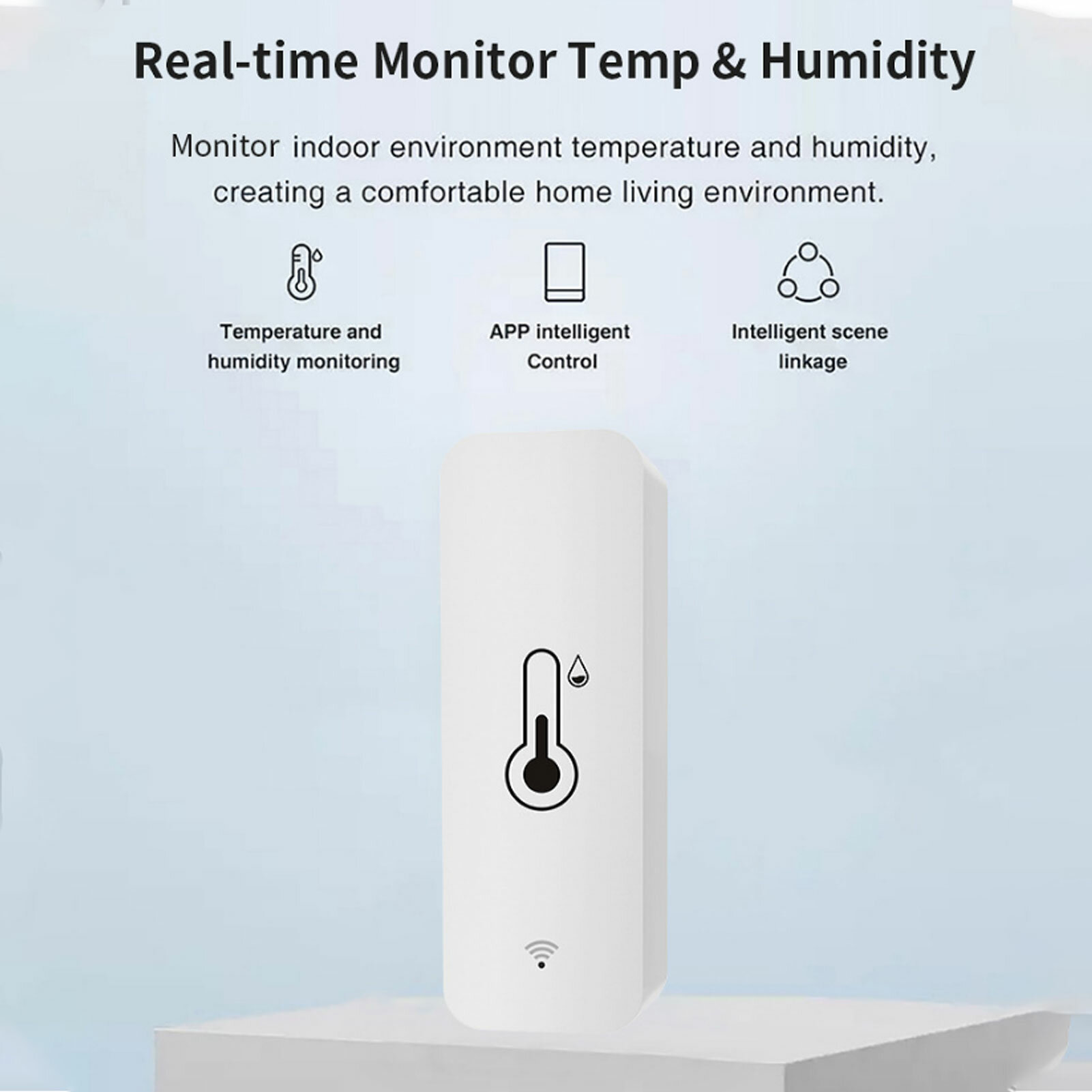 Датчик температуры, монитор влажности, термометр, гигрометр, дистанционное управление для дома