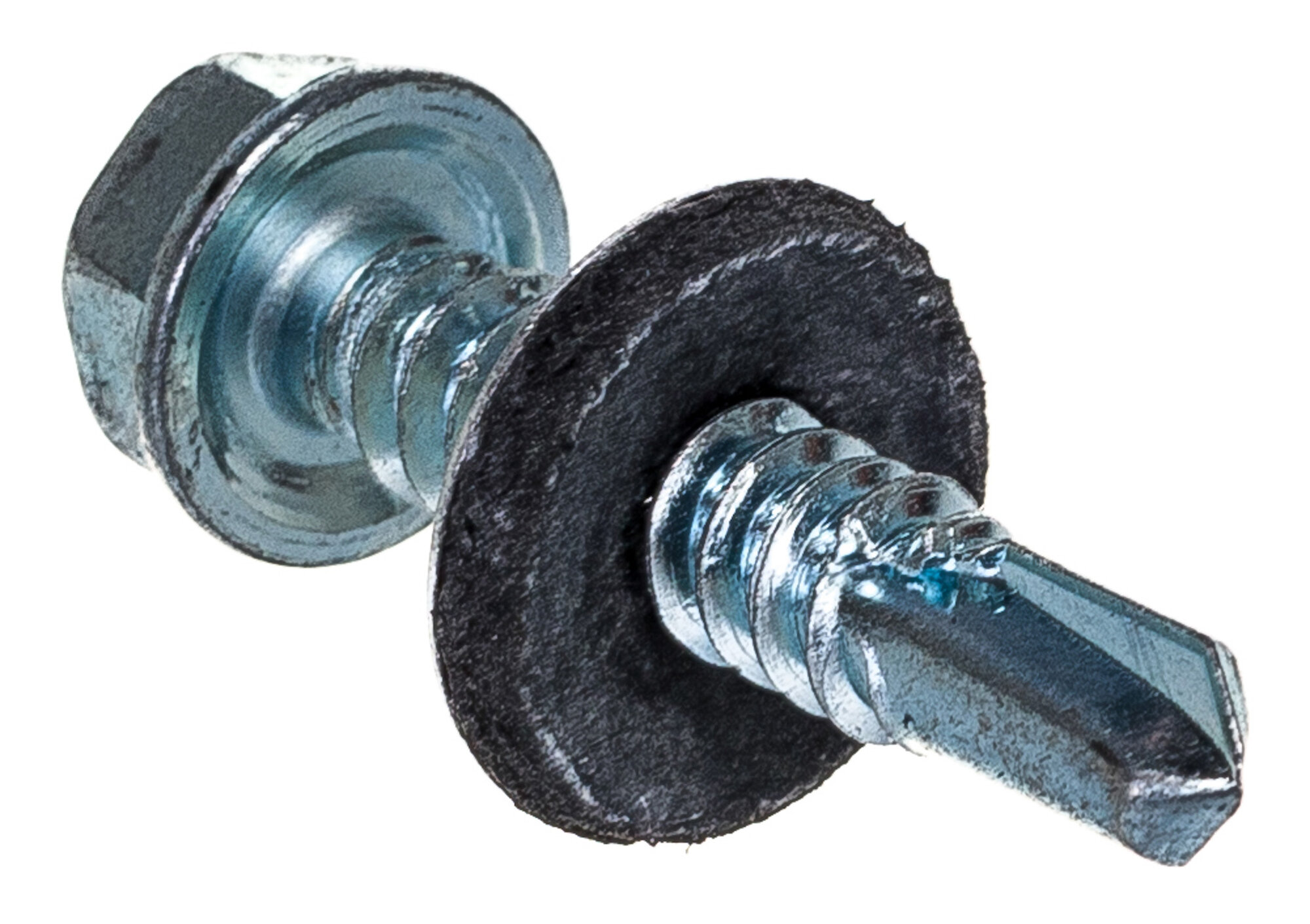 Креп-комп Саморез кровельный цинк, с шайбой EPDM, 6,3x32 150шт Фасовка ск6332ф