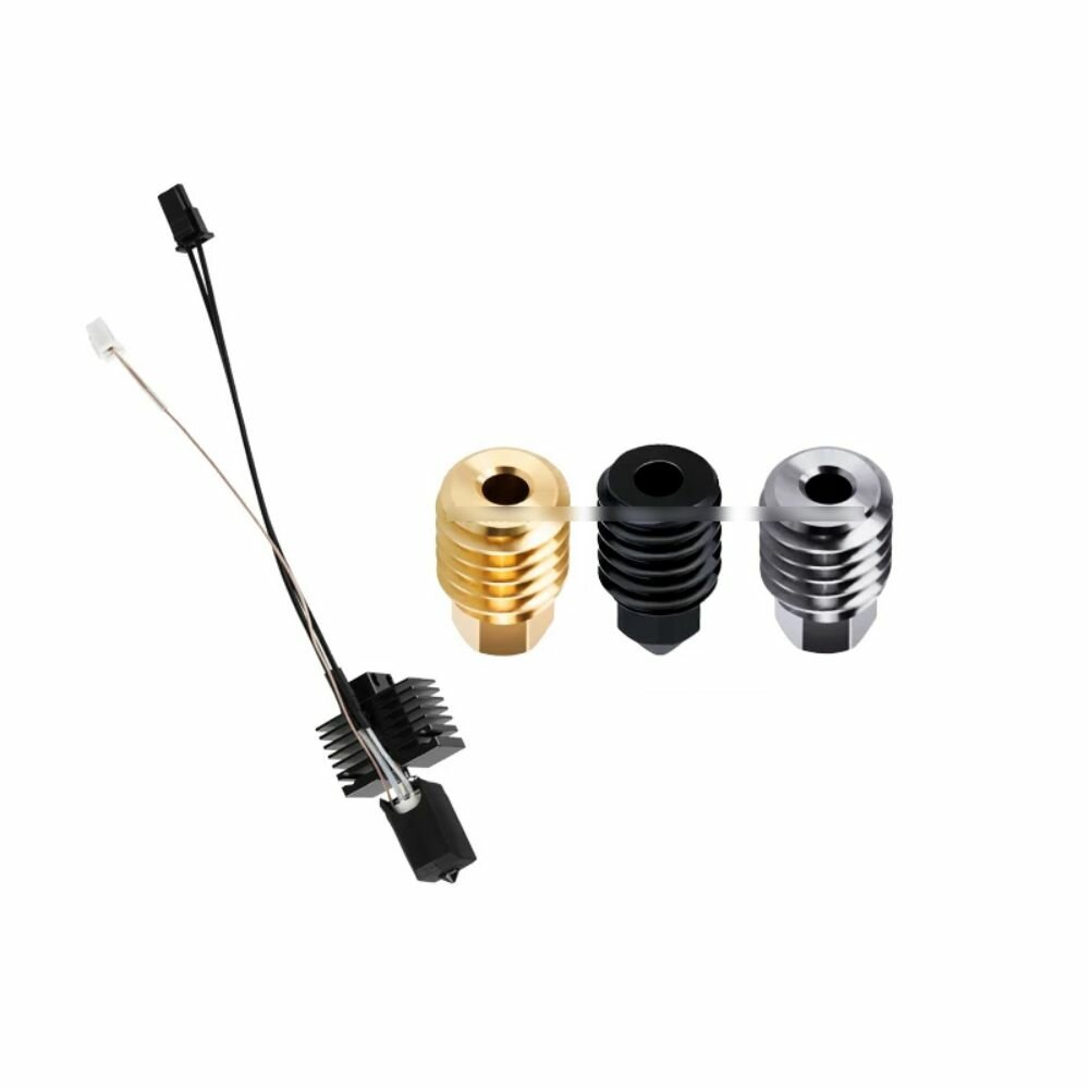 3D-принтер для QIDI TECH X PLUS 3/ X MAX 3/ X SMART 3. Хотэнд из латуни, меди с покрытием и закаленной стали с соплом 0,4 мм.