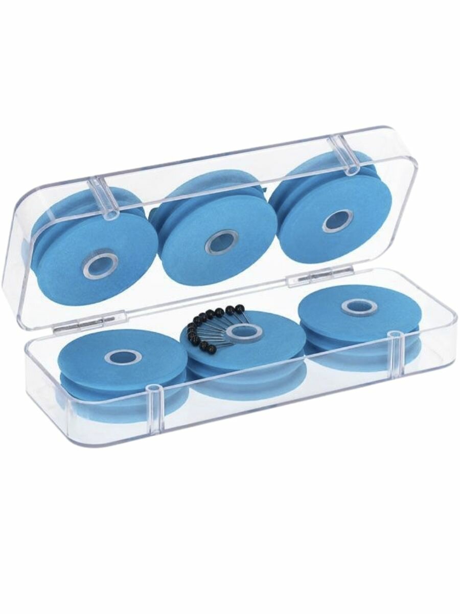 Поводочница для рыбалки Kaida / коробка для поводков / набор мотовил 6 штук 16х6,2х4 см