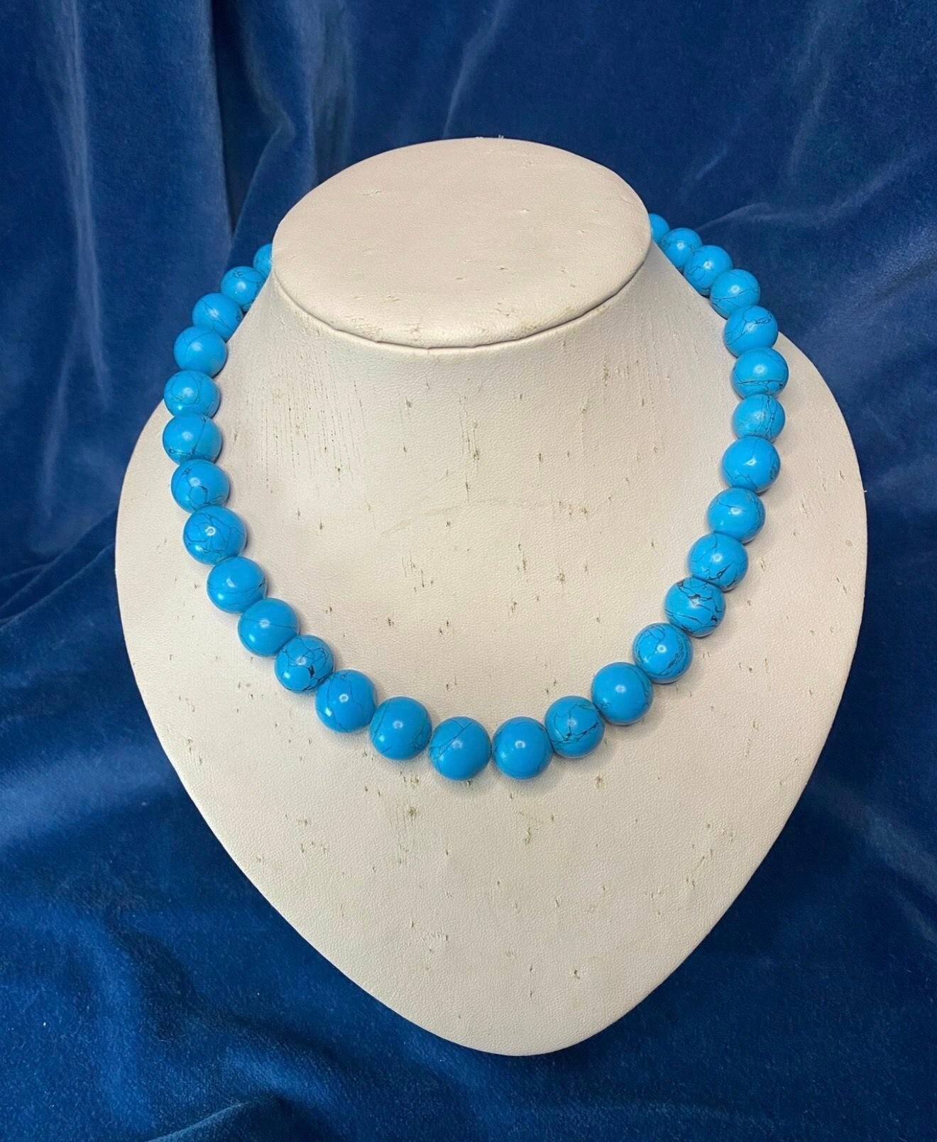 Бусы винтажные советские из натурального камня, СССР