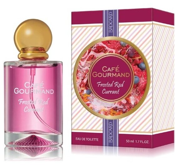 Женская туалетная вода Brocard Cafe Gourmand Frosted Red Currant /Смородиновый Сорбет, 50 мл
