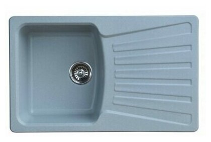 Мойка GRANICOM G-005 (800*495мм), 1 чаша+ крыло (серебристый)