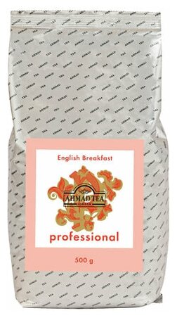 Чай AHMAD (Ахмад) "English Breakfast" Professional, черный, листовой, пакет, 500 г, 1591
