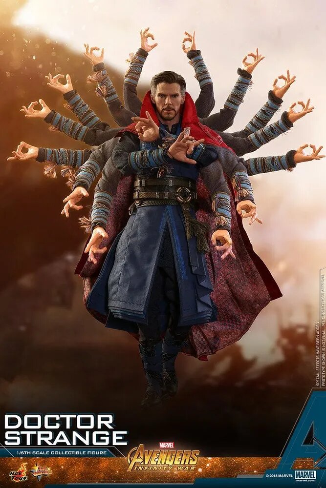 Hot Toys Фигурка Мстители Доктор Стрэндж, MMS484, Avengers: Infinity War, 1/6th scale Doctor Strange