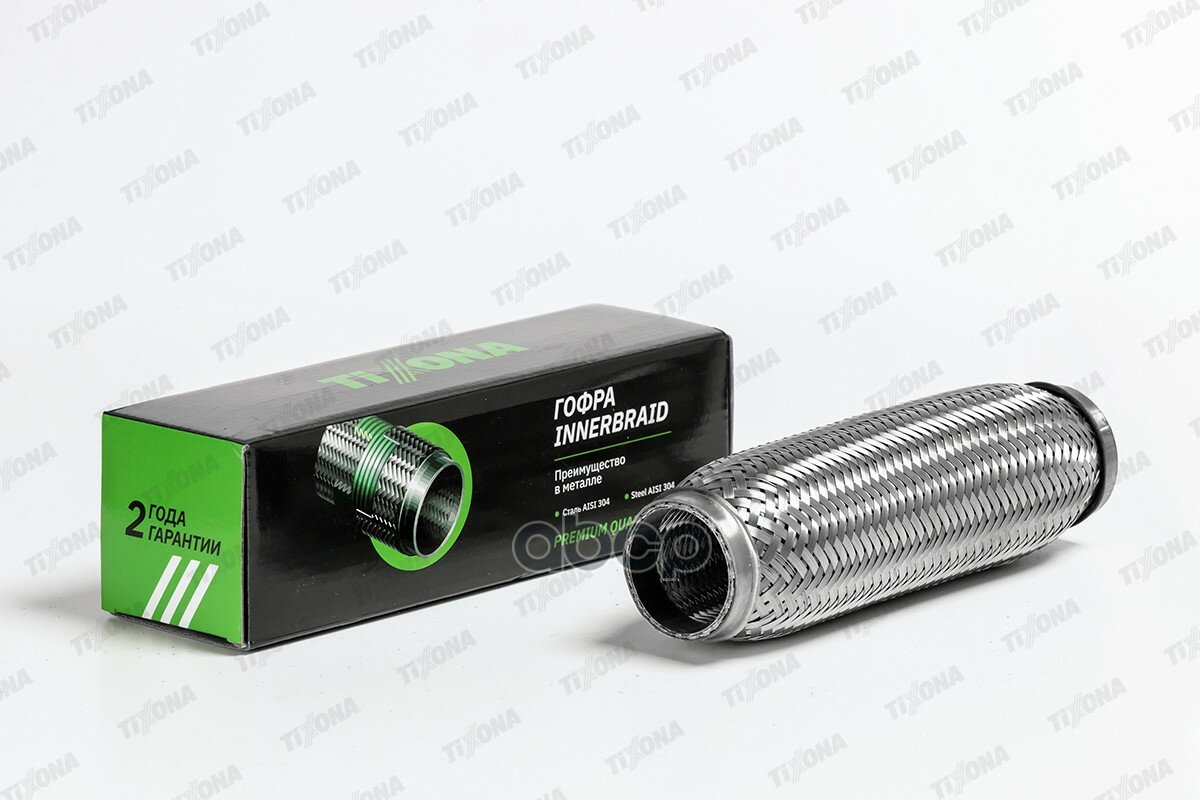 Труба гофрированная (сталь 304 трехслойная) 45/230 45230 Tixona арт. 45230