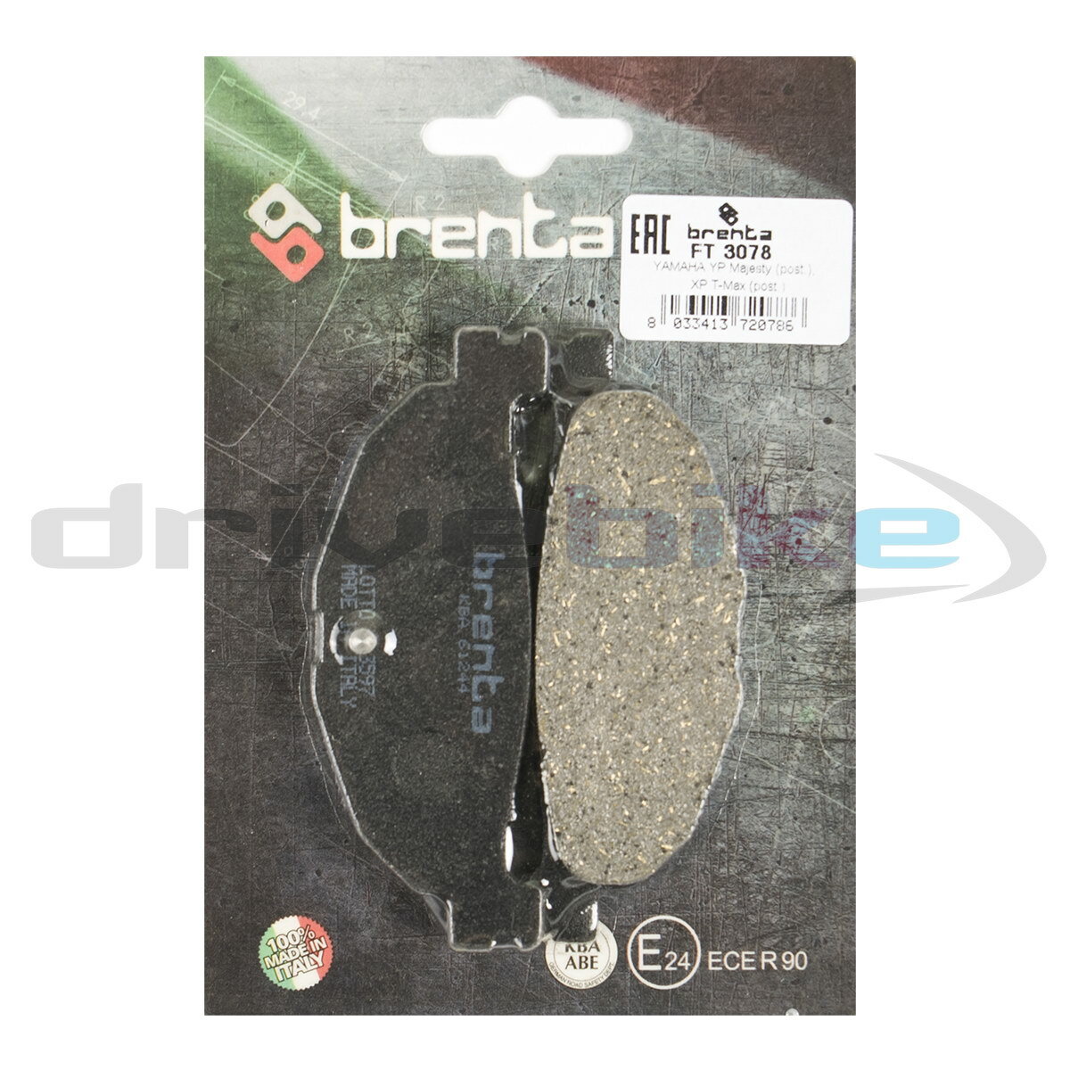 BRENTA Тормозные колодки FT 3078 Organic