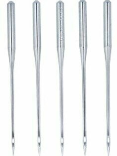 Набор игл для бытовых швейных машин (для джинсовые тканей и брезента), 90-100, 5 шт.