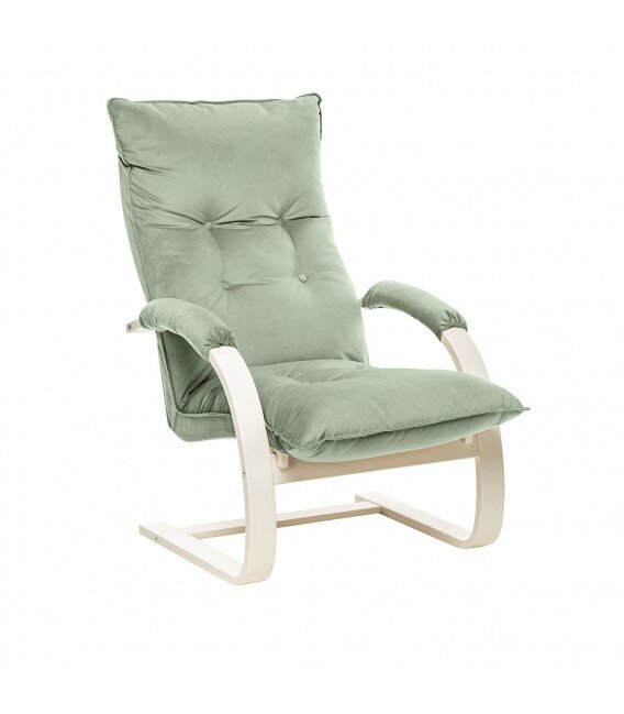 Кресло-трансформер Leset Монако, слоновая кость, ткань велюр, v14 бирюзовый