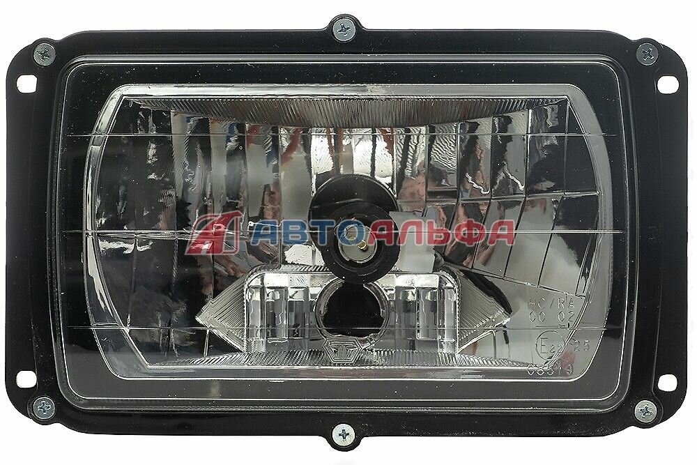Фара н/о с гладким стеклом б/л с ДХО КАМАЗ