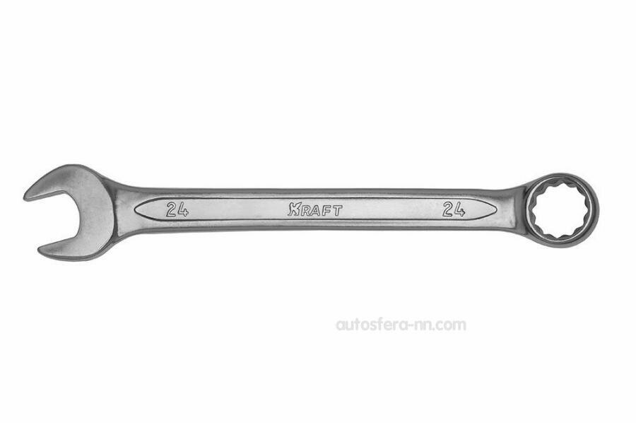 KRAFT KT700518 ключ комбинированный 24ММ (CR-V, холодный штамп, холдер)