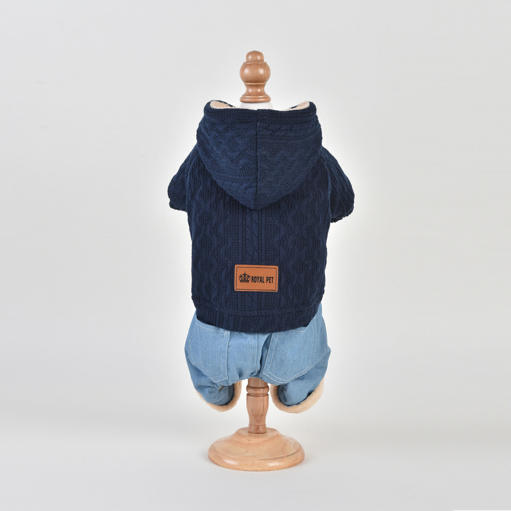 Royal Dog зимний костюм «Вязка» синий 3XL