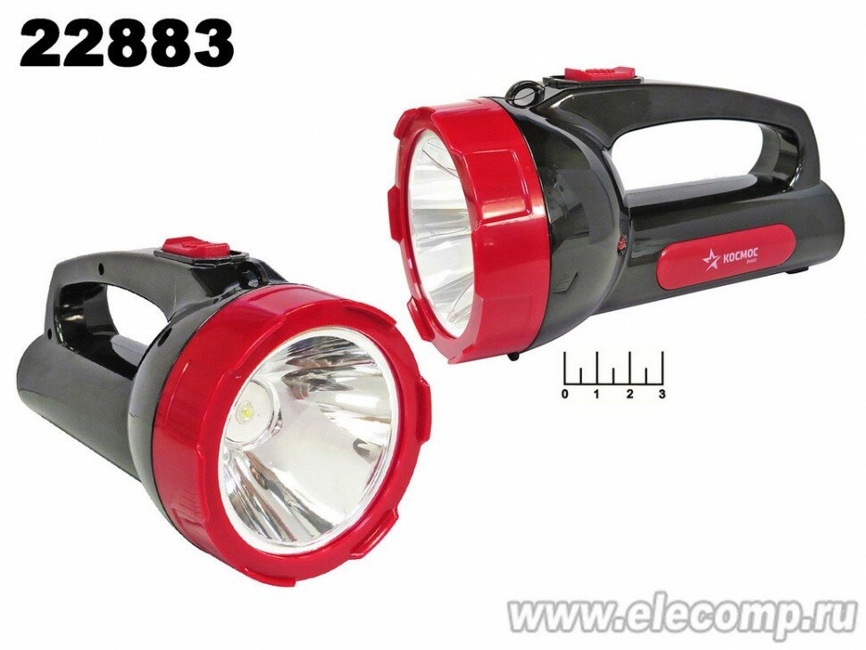 Фонарь 1 светодиод аккумуляторный 5W Kocac9105 Космос