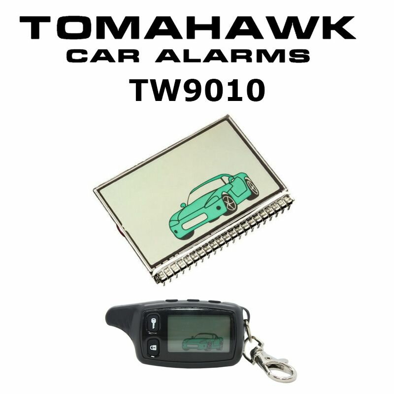 Дисплей для брелока сигнализации Tomahawk TW 9010 для пайки (на ножках)
