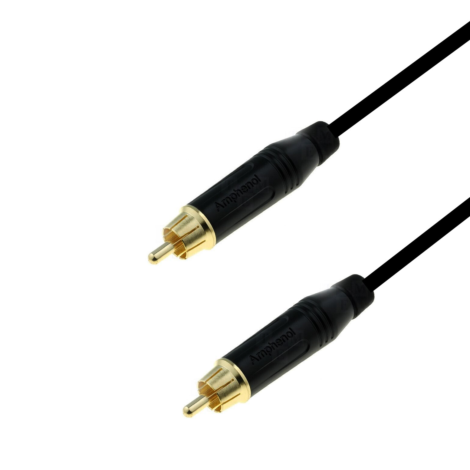 3m RCA male - RCA male Amphenol Pro Performance - профессиональный межблочный аудио кабель, длина 3м Кабели RCA male - RCA male межблочные