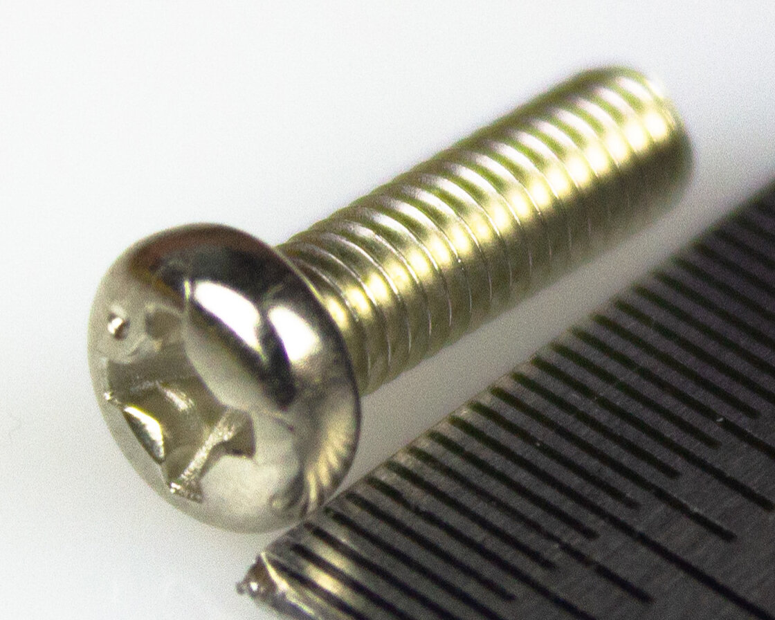 Винт для 3-позиционного переключателя HOSCO PS-07N (3 х 10 мм), никель