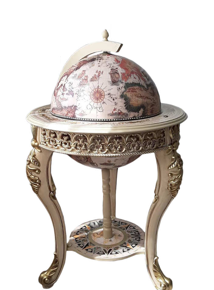 Глобус-бар напольный d 45 светлый KSVA-JF-MG-45001-WW