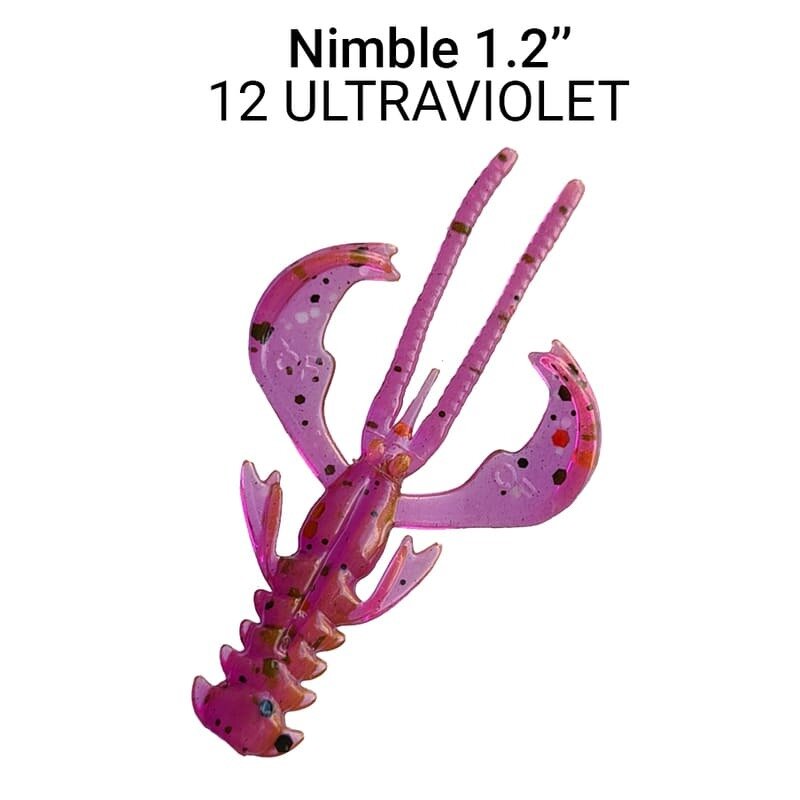 Силиконовые приманки Crazy Fish Nimble 1.2" 76-30-12-5 чеснок