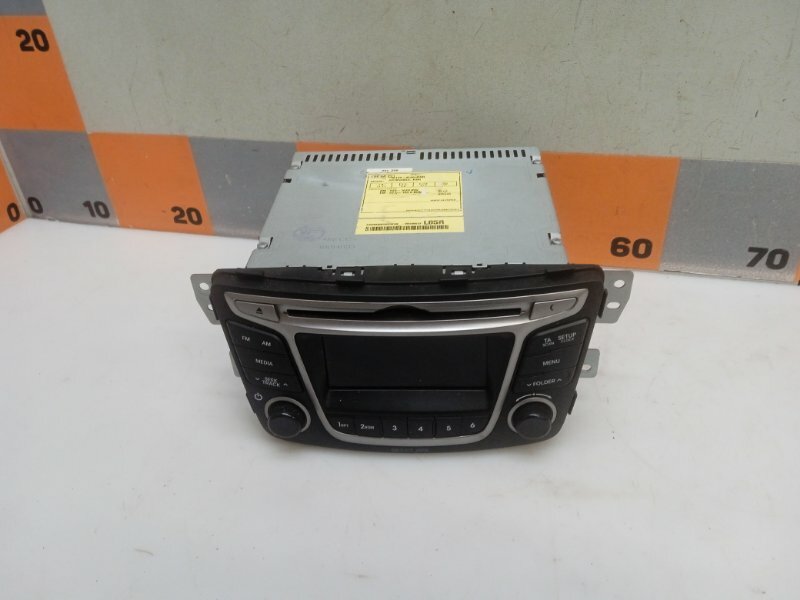 Б/У Хендай Солярис Магнитола Hyundai Solaris 2011 1, RB 272238 Hyundai-KIA арт. 961704L050