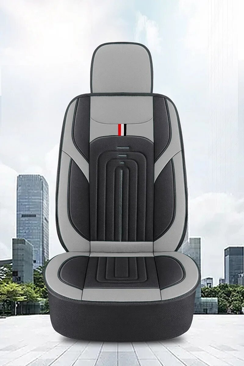 Автомобильный экскаватор, чехол на сиденье, льняная износостойкая защита для KOMATSU HITACHI Grey