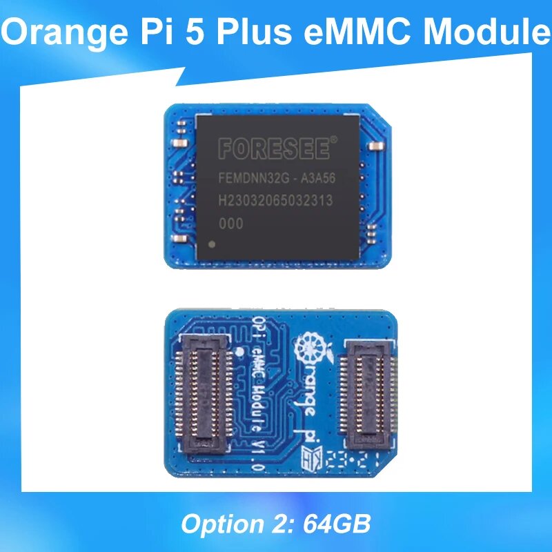 EMMC модуль Orange Pi 5 Plus 32/64/256 ГБ 64GB