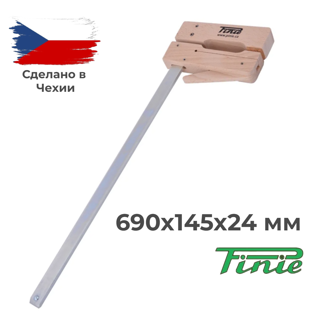 Струбцина деревянная 600мм PINIE 30-600