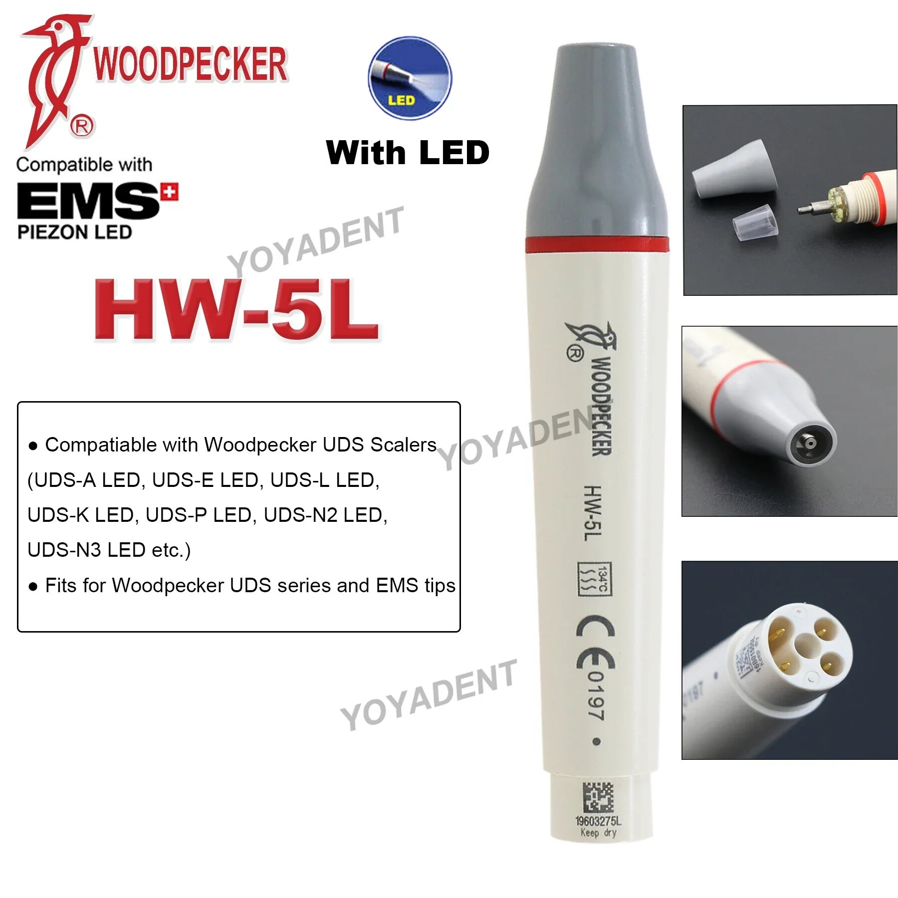 Ультразвуковой скалер Woodpecker UDS N2/N3 HW-5L