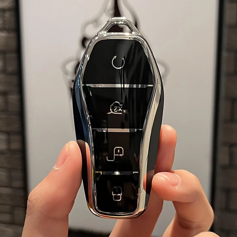 Чехол для ключа Black Key Case BYD Han Ev Tang