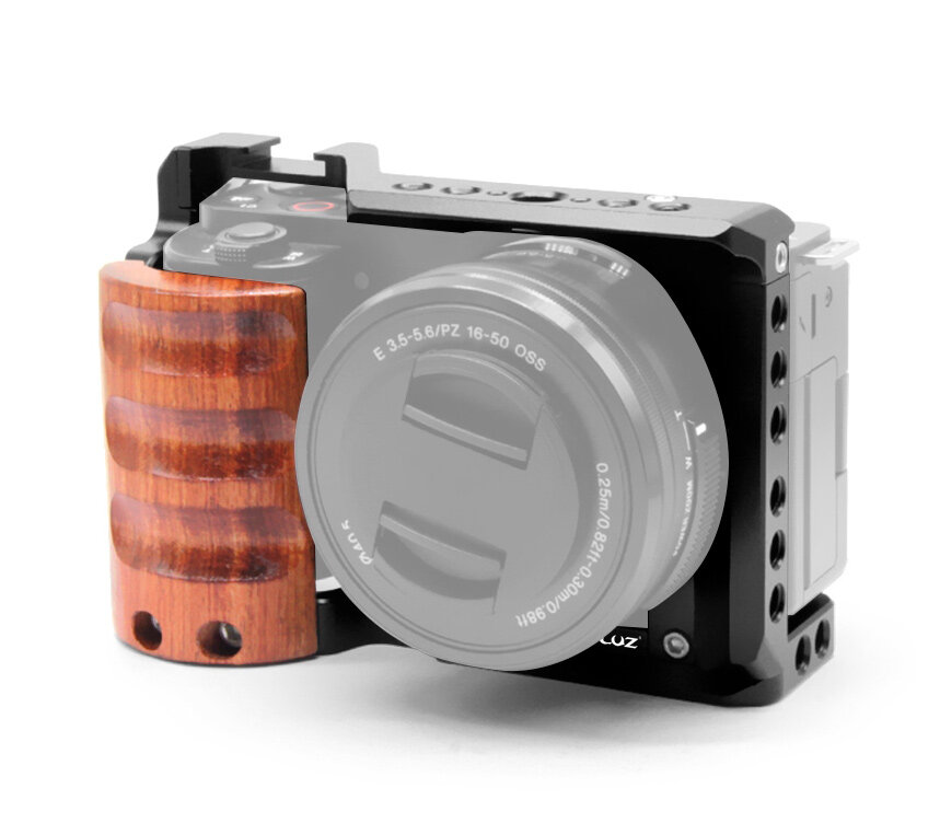 Клетка Puluz PU3118 Wood Handle Camera Cage для Sony ZV-E10