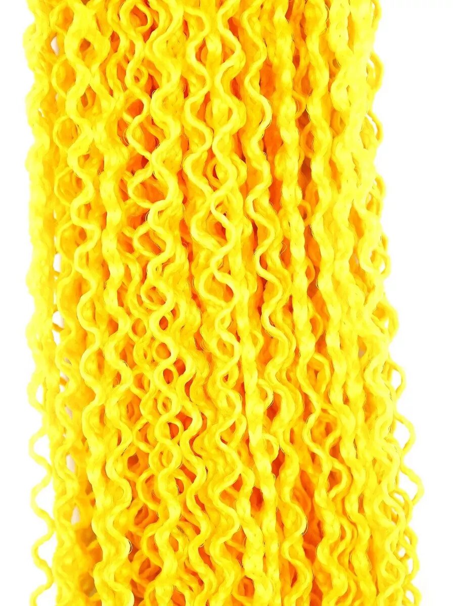 Зизи гофре для плетения "Hairshop", косички №Ж17, 110 см, 100г