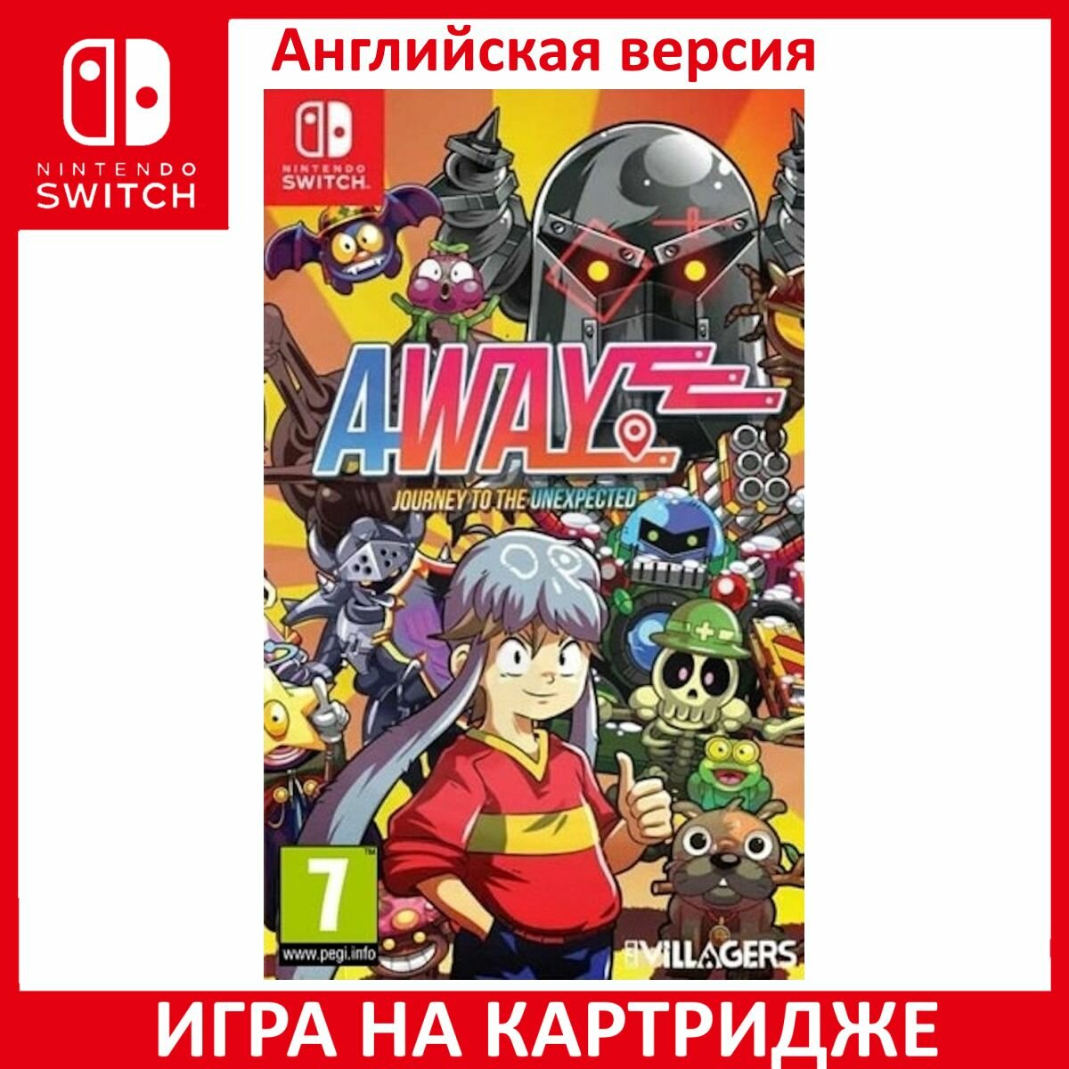 Игра AWAY Journey to the Unexpected (Limited Run)Switch Картридж на Nintendo Switch Английская версия